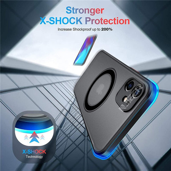 Shockproof Matte Magsafe Apple iPhone Case – Case Monkey